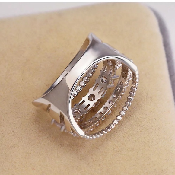 Jewelry | Luxury S925 Ring White Sapphire | Poshmark